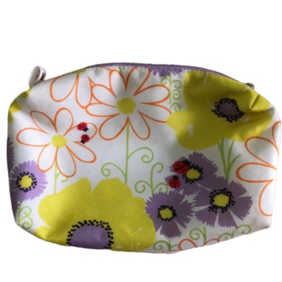 Clinique | Bags | Clinique Floral Makeup Bag | Poshmark